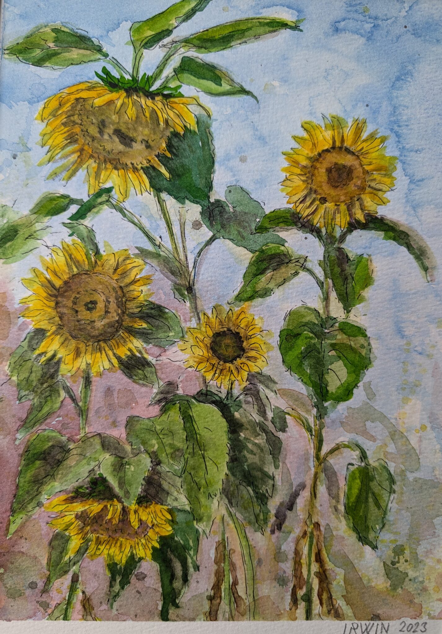 Iris Winkler (Irwin) Kunst & Bilder - Sonnenblumen